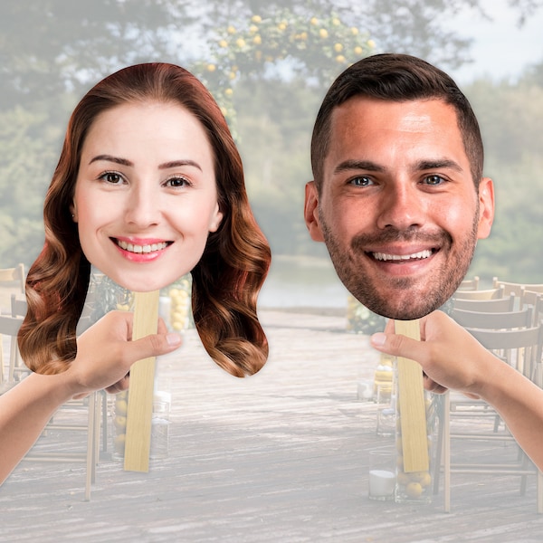 Photo Face on Stick - Etsy