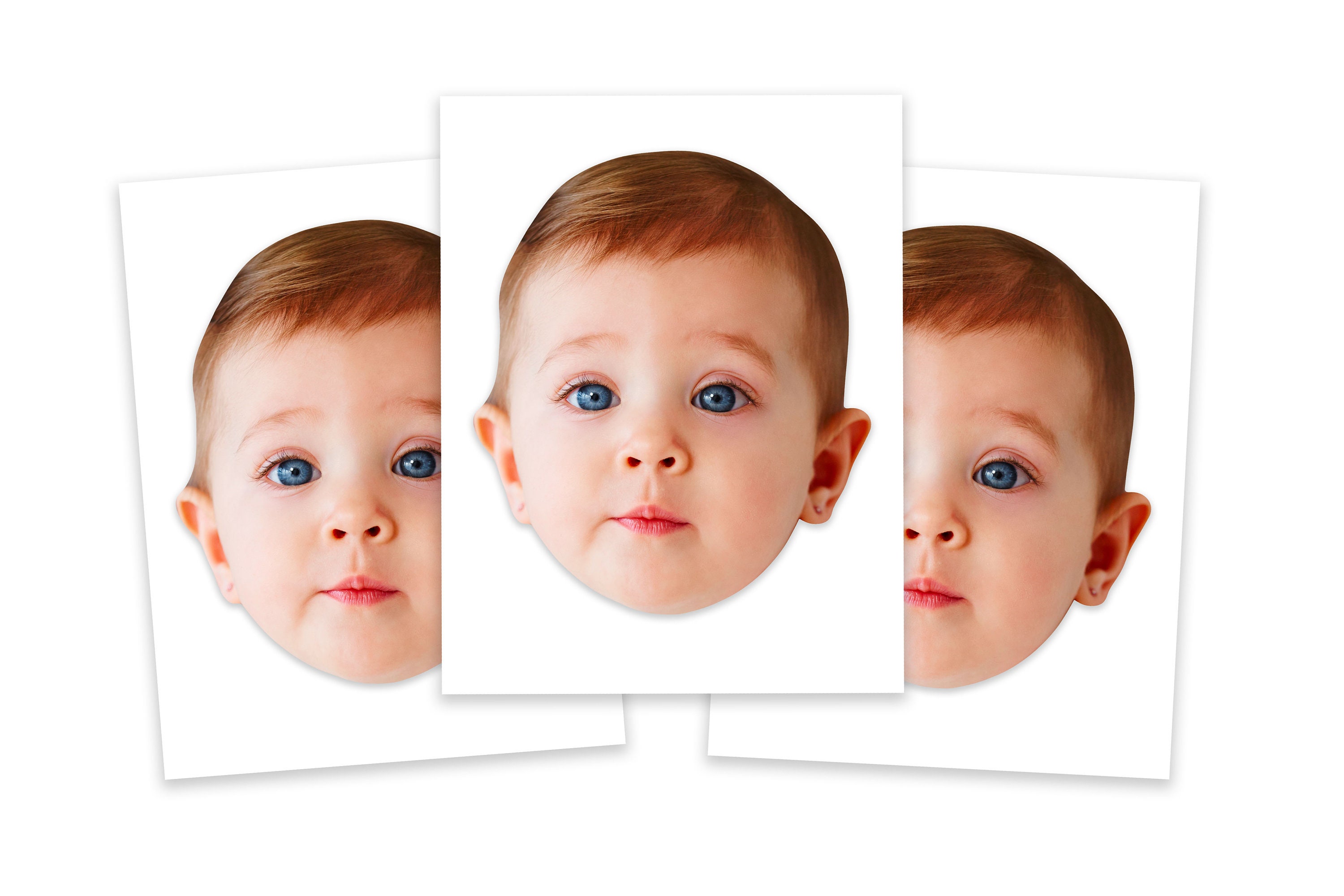 Baby First Birthday Face Banner Print & Create at Home DIY - Etsy