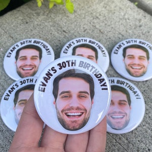 Husband Custom Celebration Party Pins/buttons (2.25 Inches) - Etsy