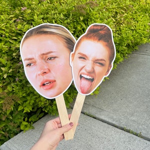 CUSTOM: Printable Face Cut Outs for Birthdays, Graduations, or ...