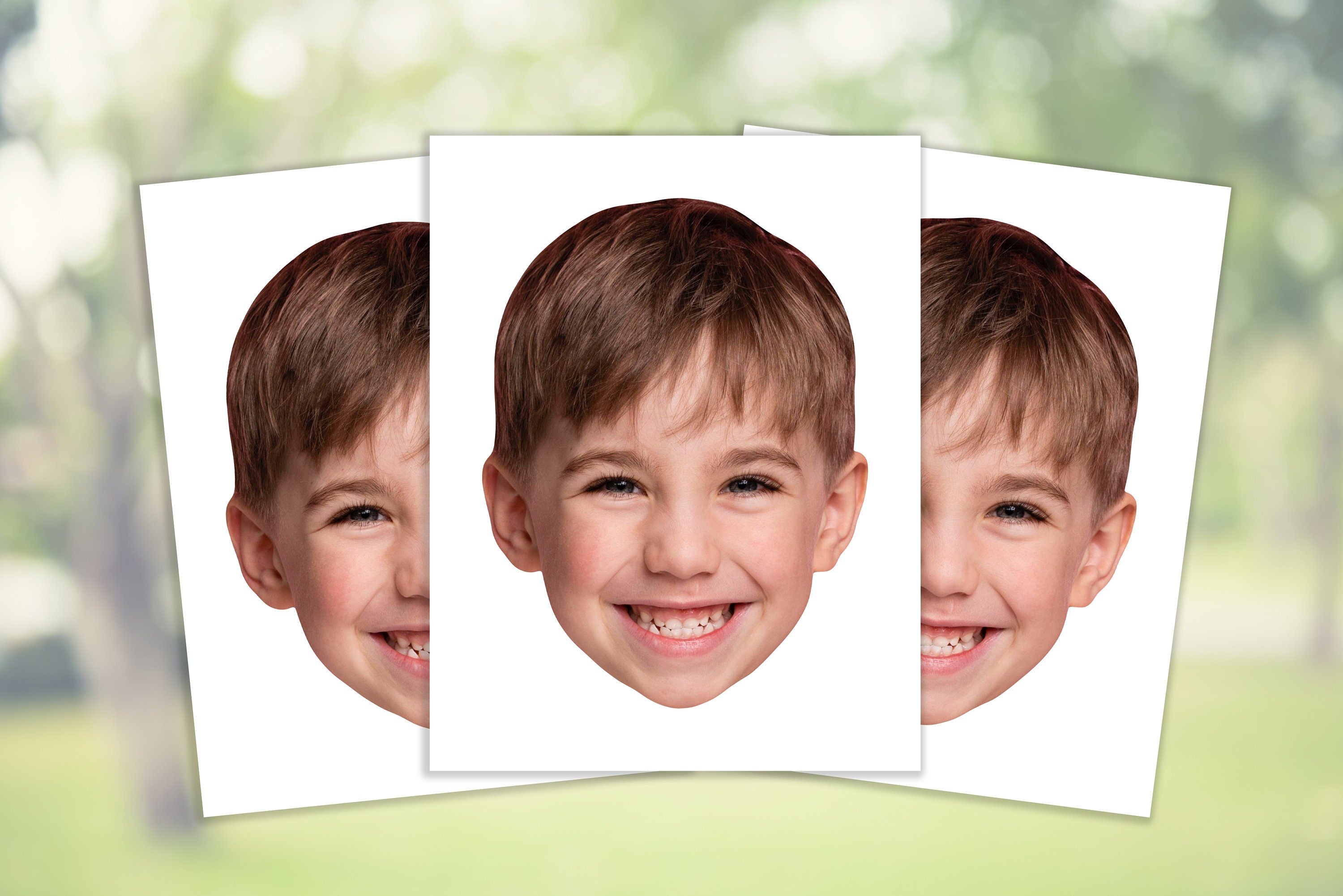 Print at Home Face Sticks | Game Day or Senior Night - Etsy