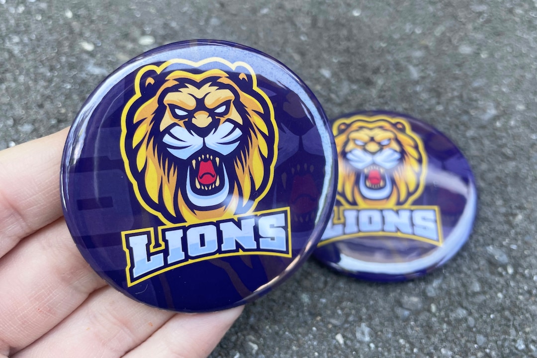 Logo Pins for Fundraisers of Expos | Custom Logo Buttons 2.25 Inch - Etsy