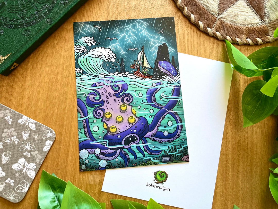 Big Octo Wind Waker Art Print - Etsy
