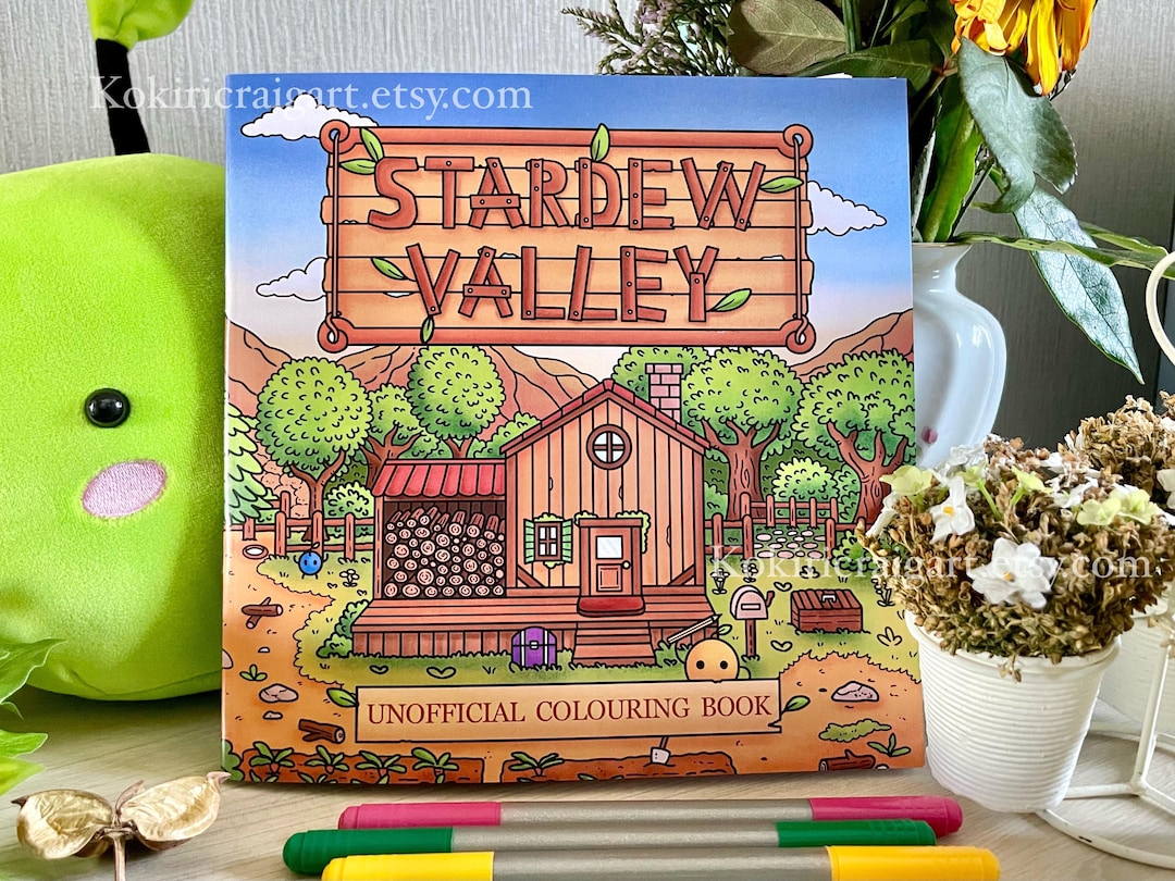 Stardew Valley Colouring Book (unofficial Fan-made) - Etsy