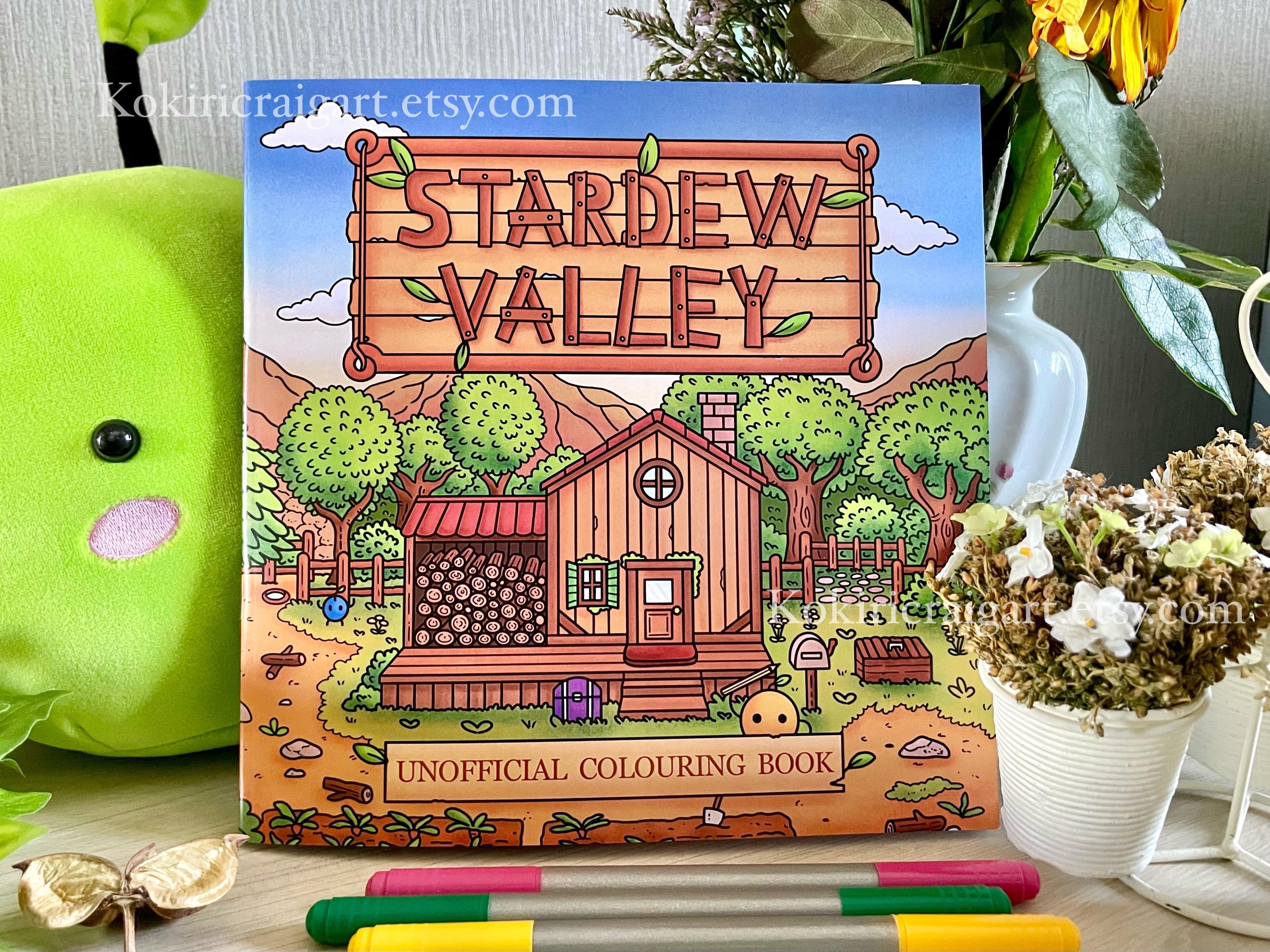 Stardew Valley Colouring Book (unofficial Fan-made) BACK-ORDER - Etsy