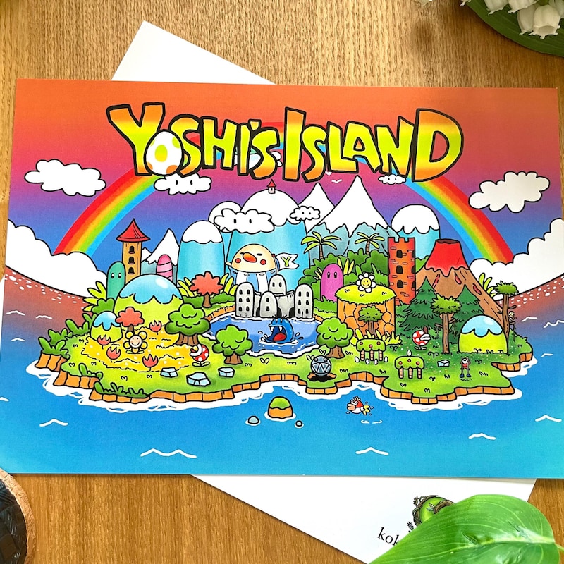 Yoshi Island Room - Etsy