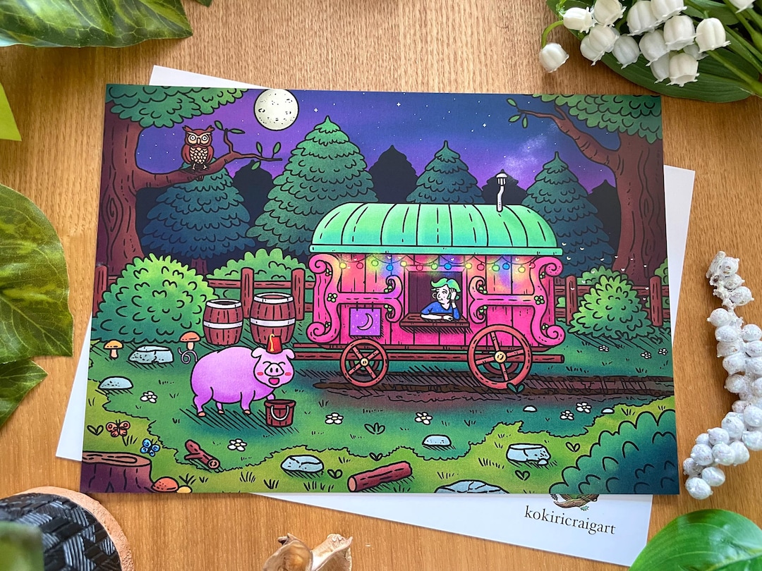 Travelling Merchant - Stardew Valley Art Print (A5) - Etsy