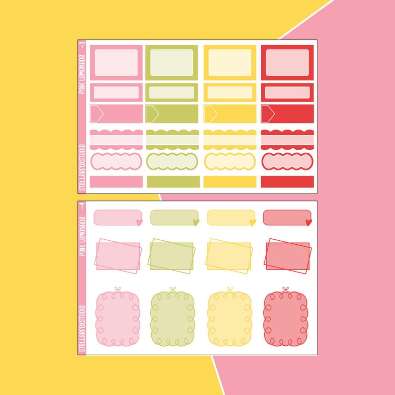 Summer Weekly Planner Sticker Kit | Stickers for Erin Condren & Happy ...