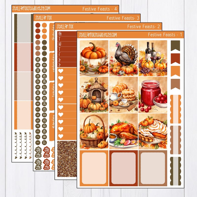 Fall Planner Stickers - Etsy
