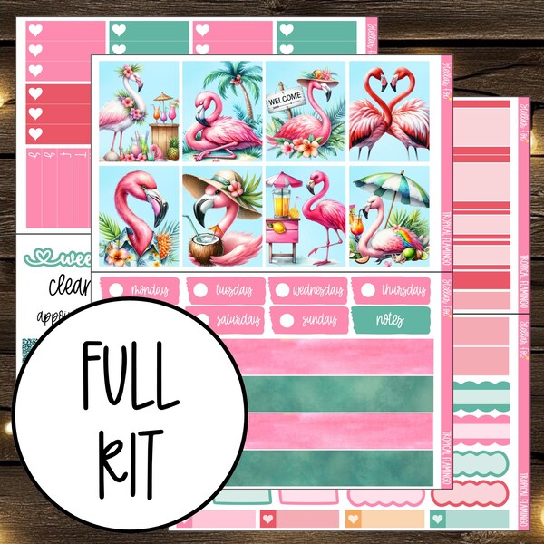 Flamingo Planner - Etsy