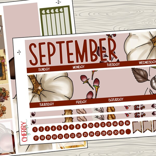 Autumn Planner Stickers - Etsy