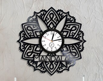Mandala clock | Etsy
