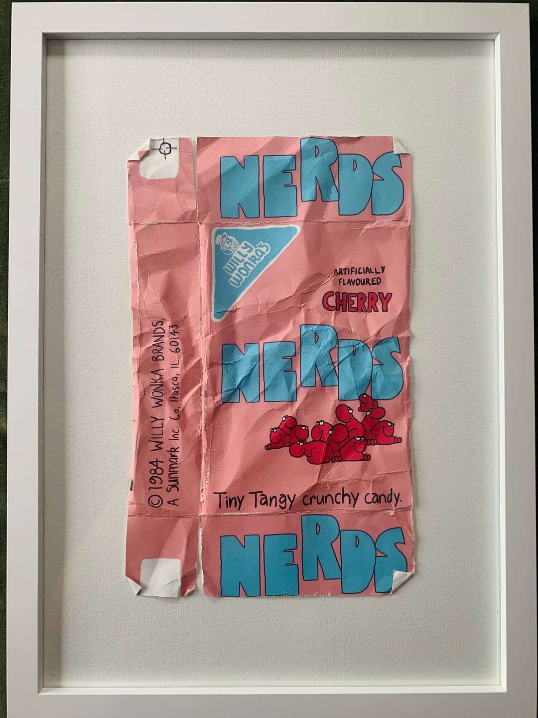 Handmade Retro Oversized Lolly Box Art Piece in A3 Frame - Etsy