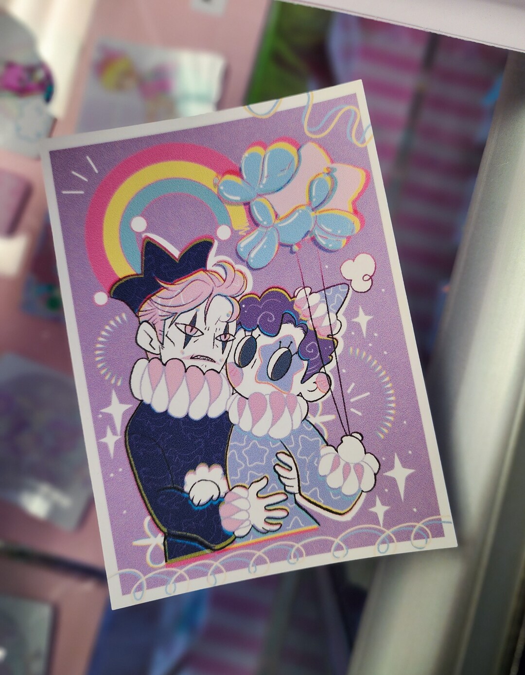 Spacedogs Adam Raki Nigel Clown Print - Etsy