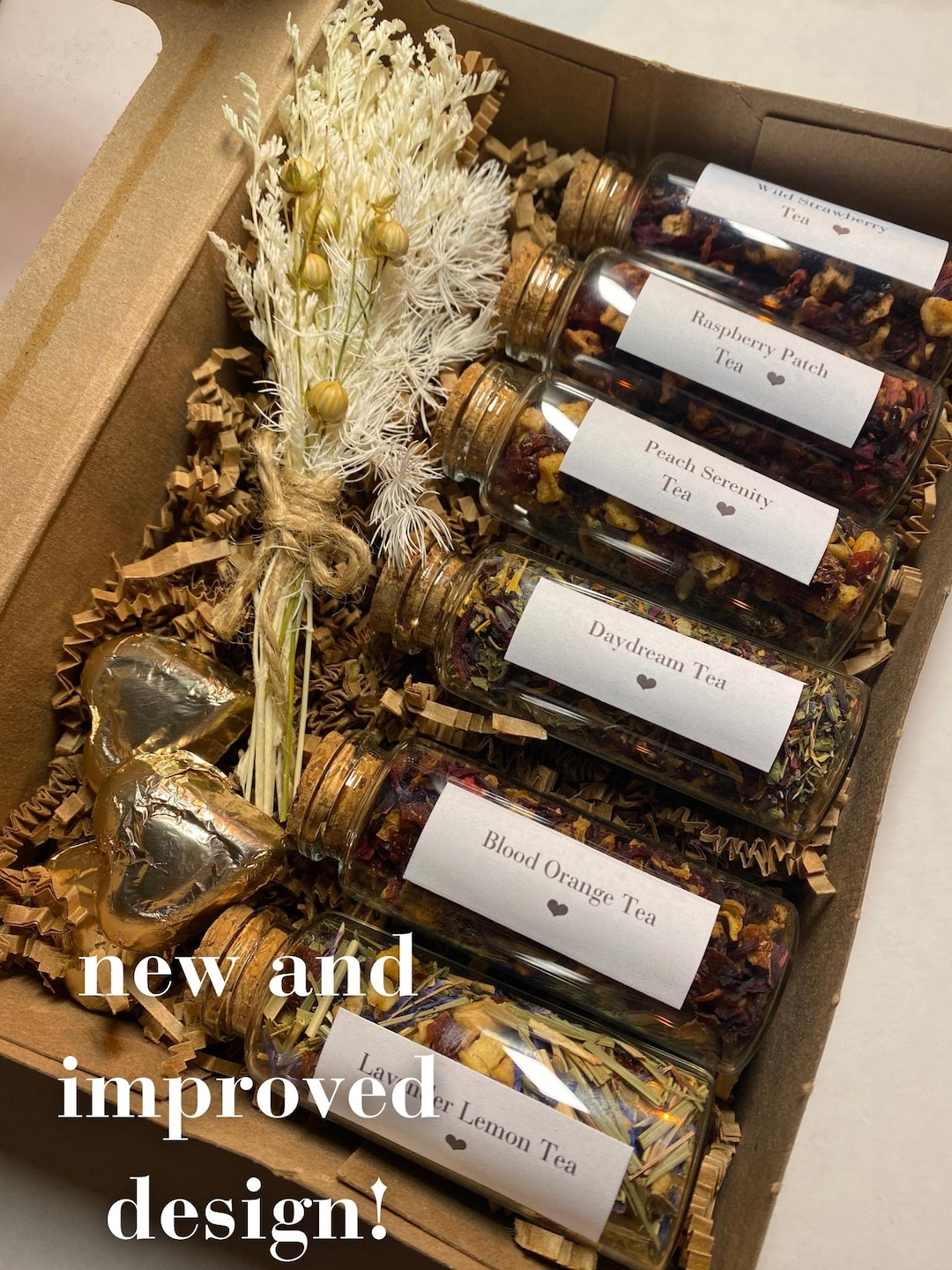 Loose Leaf Tea Sampler Gift Box: Fruity Herbal Tea Set - Etsy