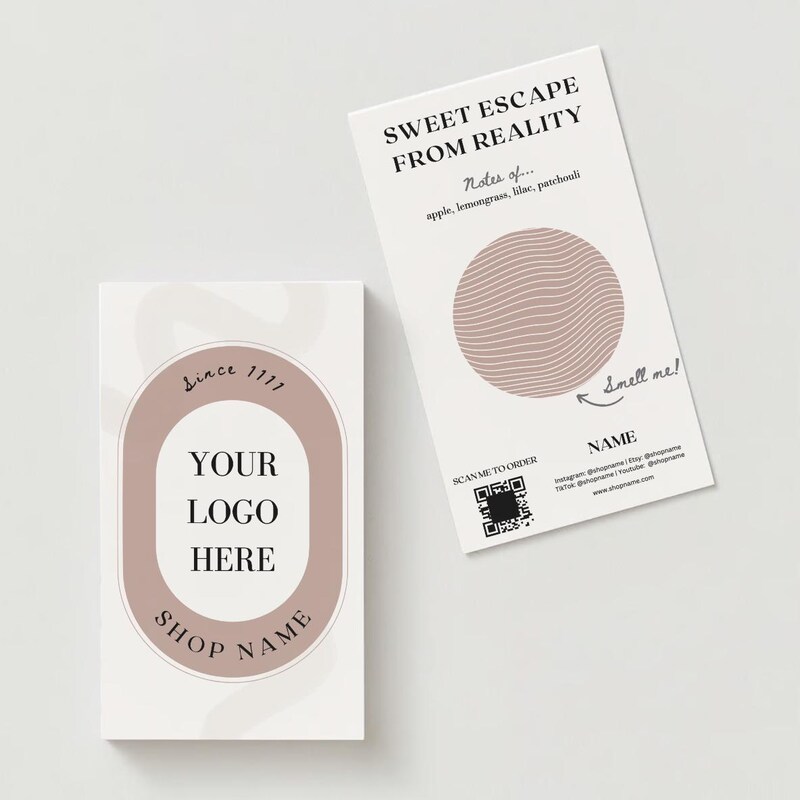 Perfume Sample Cards - Etsy