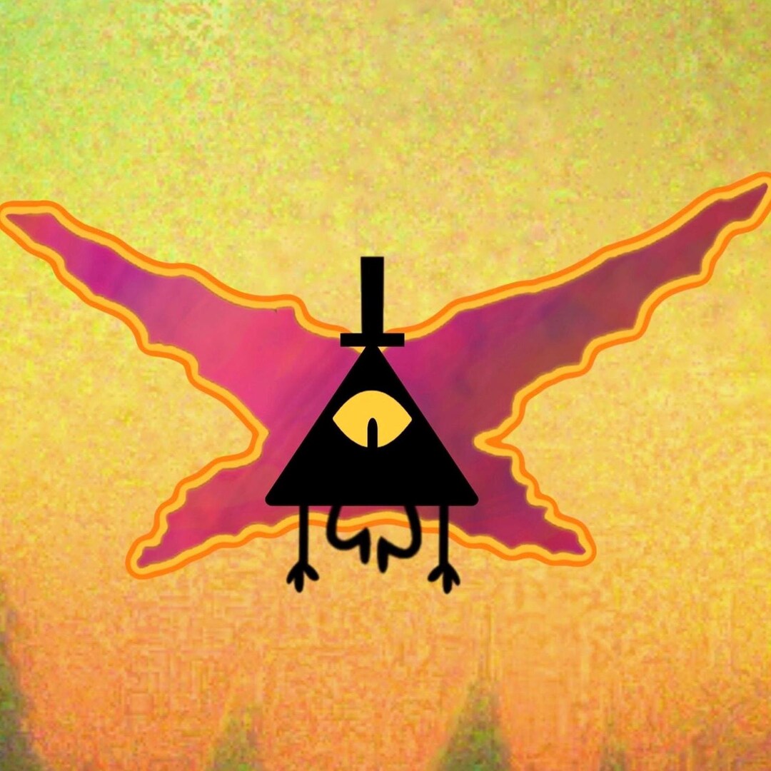 Bill Cipher Enamel Pin Presale - Etsy