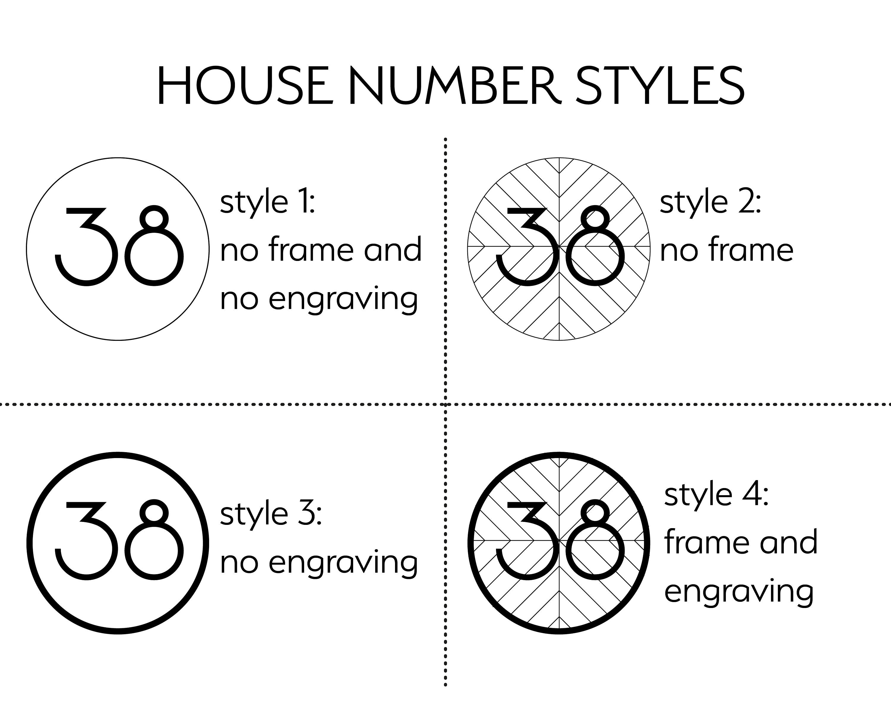 Modern House Number Plaque Address Sign Modern House | Etsy