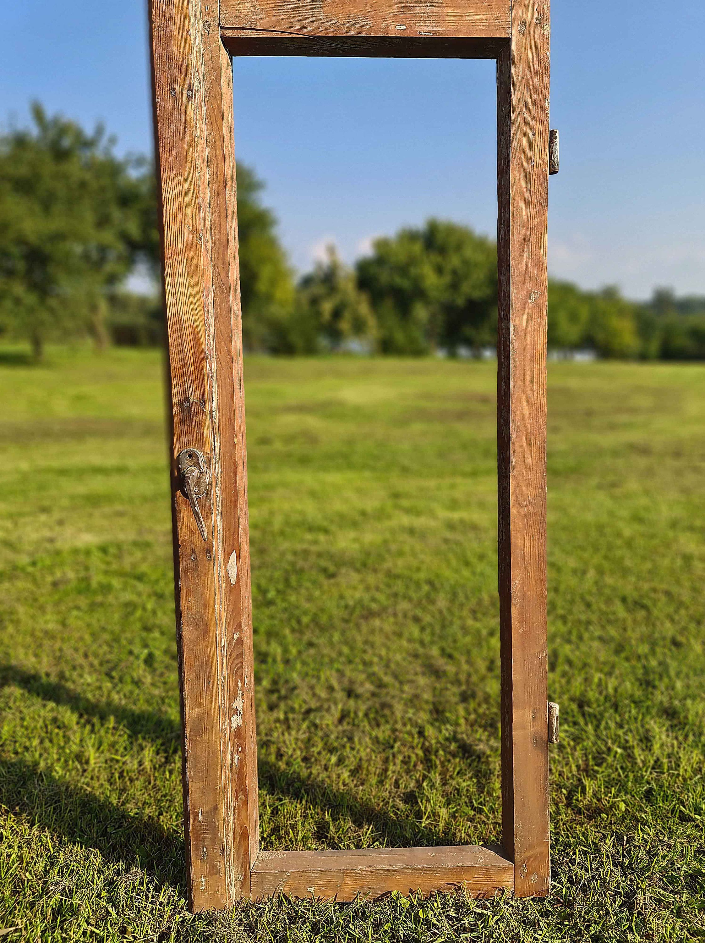 Old Rustic Wood Window Frame, Recycled Wood Window Frame - Etsy