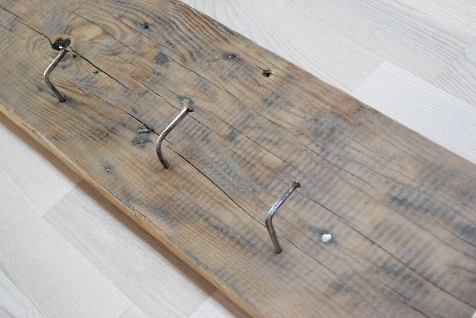 Coat Hanger, Rustic Coat Hanger, Rustic Coat Rack, Barnwood, Entryway ...