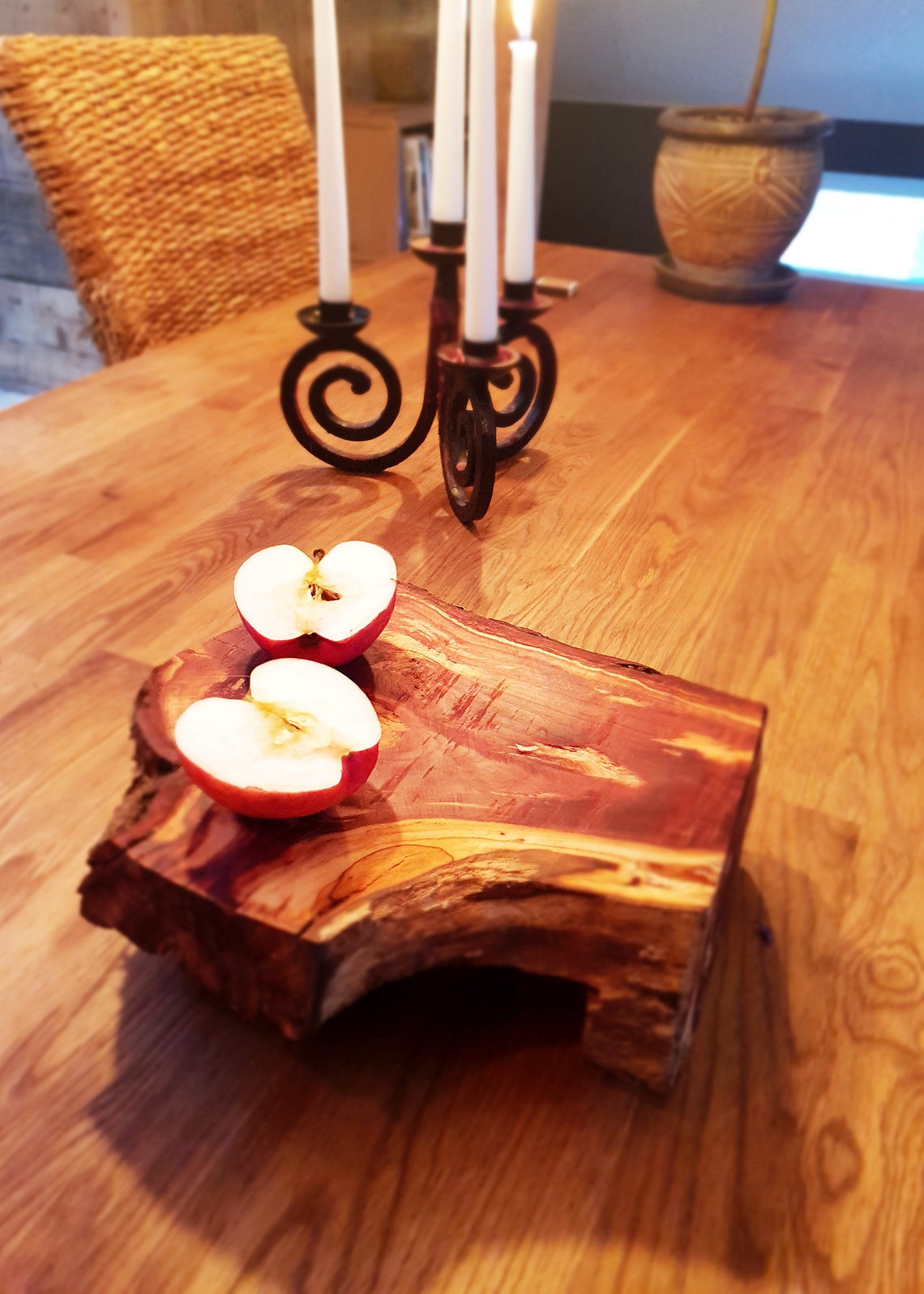 Rustic Wood Chopping Board Recycled Wood Cutting Board - Etsy