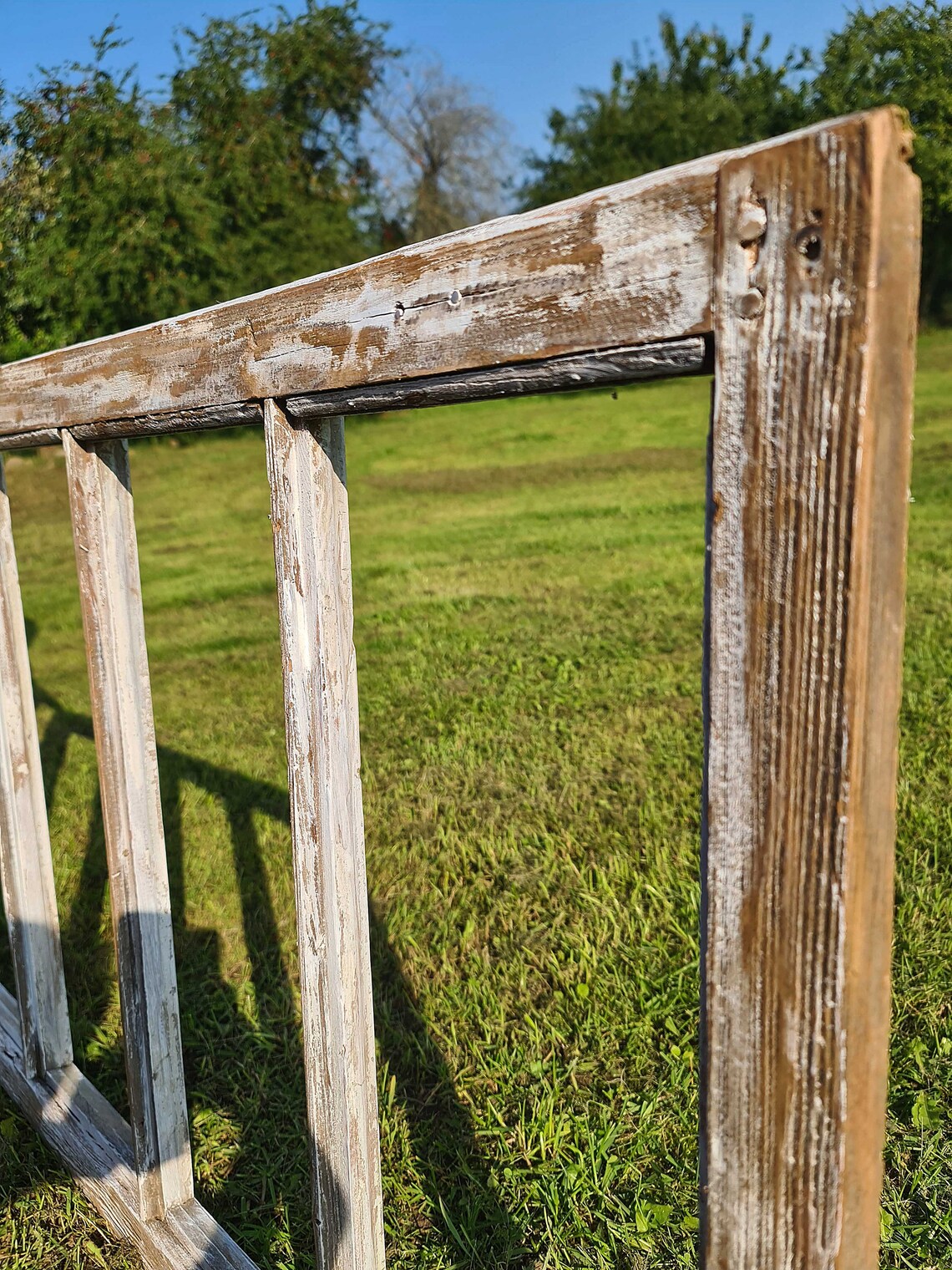 Old Rustic Wood Window Frame, Recycled Wood Window Frame - Etsy