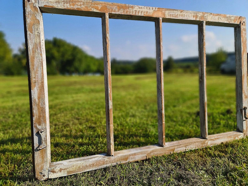 Old Rustic Wood Window Frame, Recycled Wood Window Frame - Etsy
