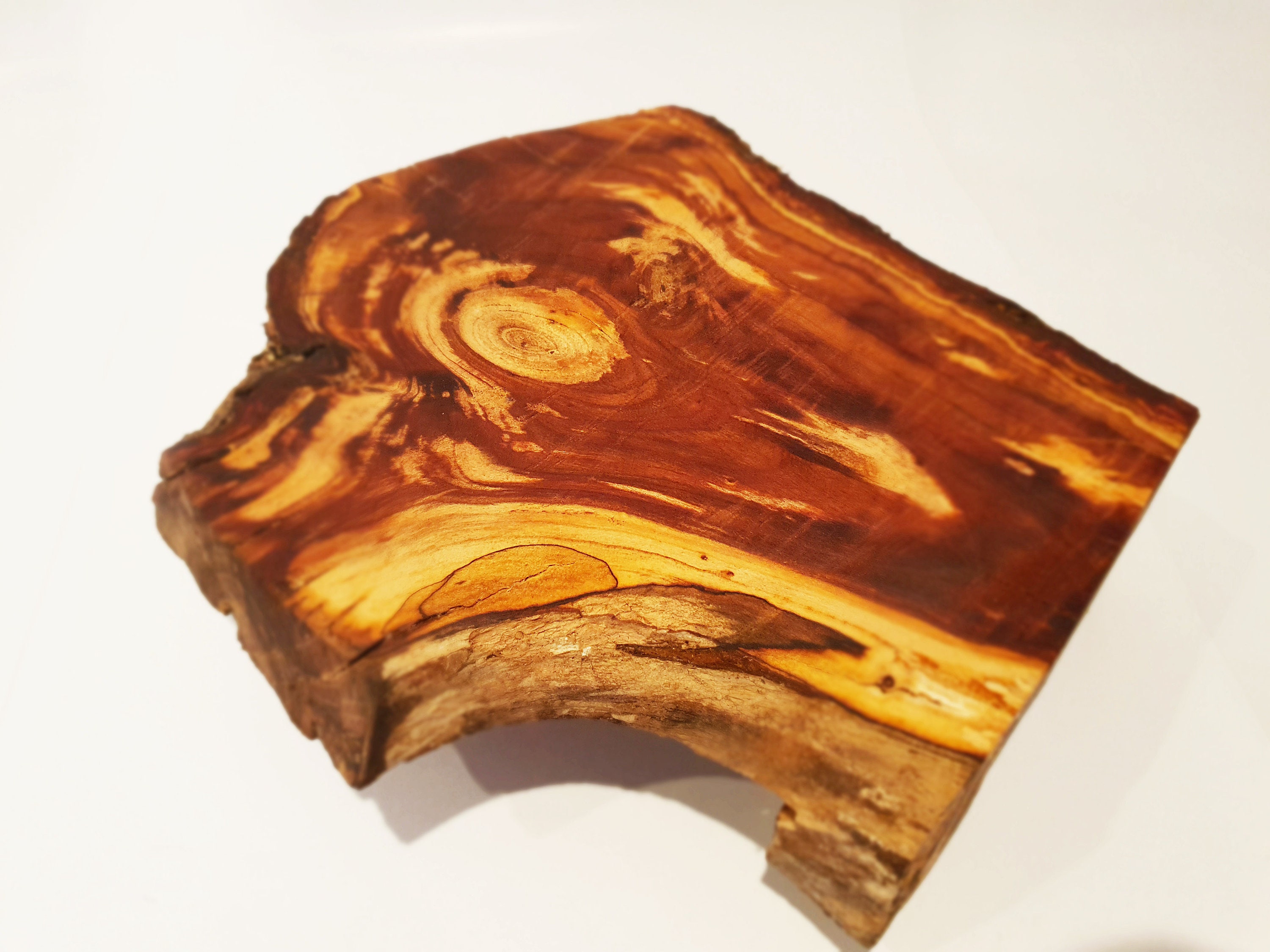 Rustic Wood Chopping Board, Recycled Wood Cutting Board, Unique Natural ...