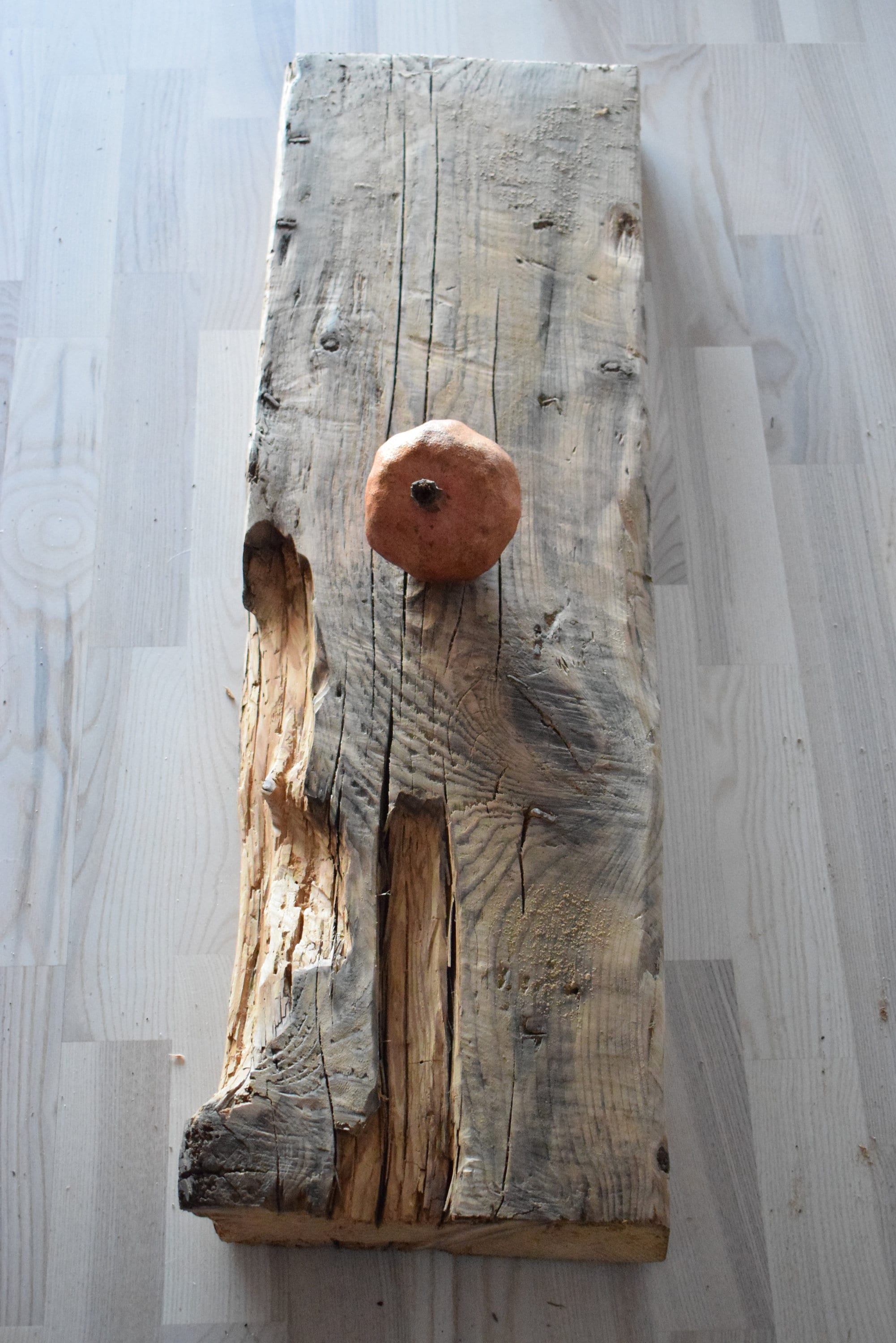 Rustic Wood Chopping Board, Recycled Wood Cutting Board, Unique Natural ...