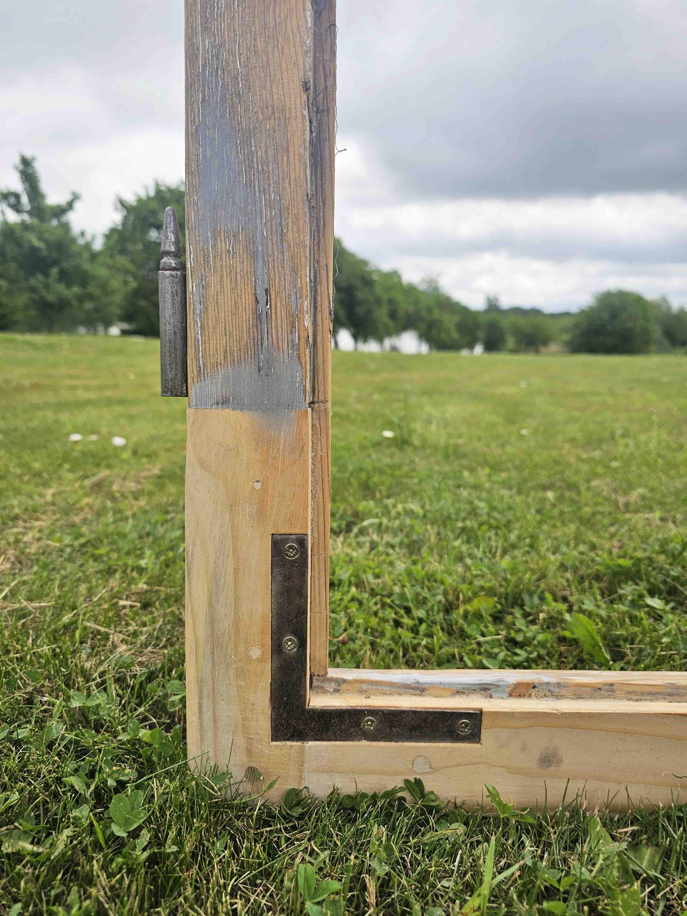 Old Rustic Wood Window Frame, Recycled Wood Window Frame, Wedding Photo ...