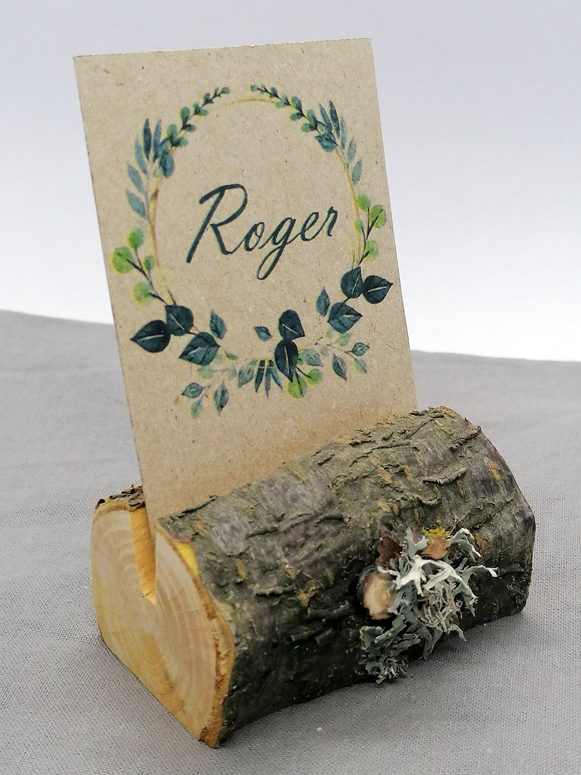 Card Holder 30 Pieces Wood Place Card Holder Rustic Card - Etsy