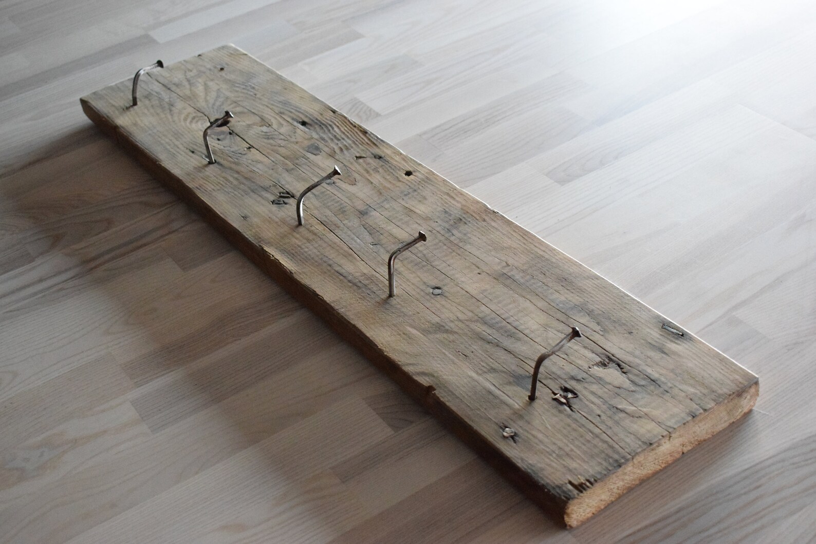 Coat Hanger, Rustic Coat Hanger, Rustic Coat Rack, Barnwood, Entryway ...