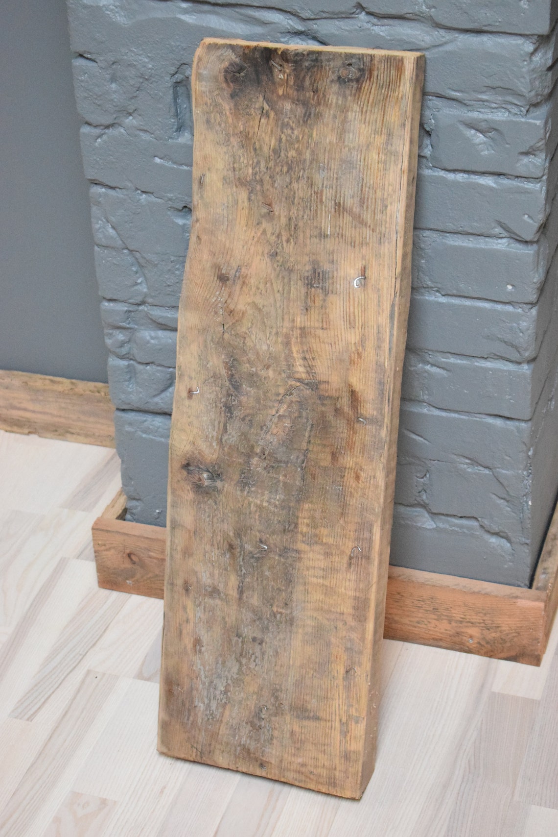 Rustic Wood Chopping Board, Recycled Wood Cutting Board, Unique Natural ...