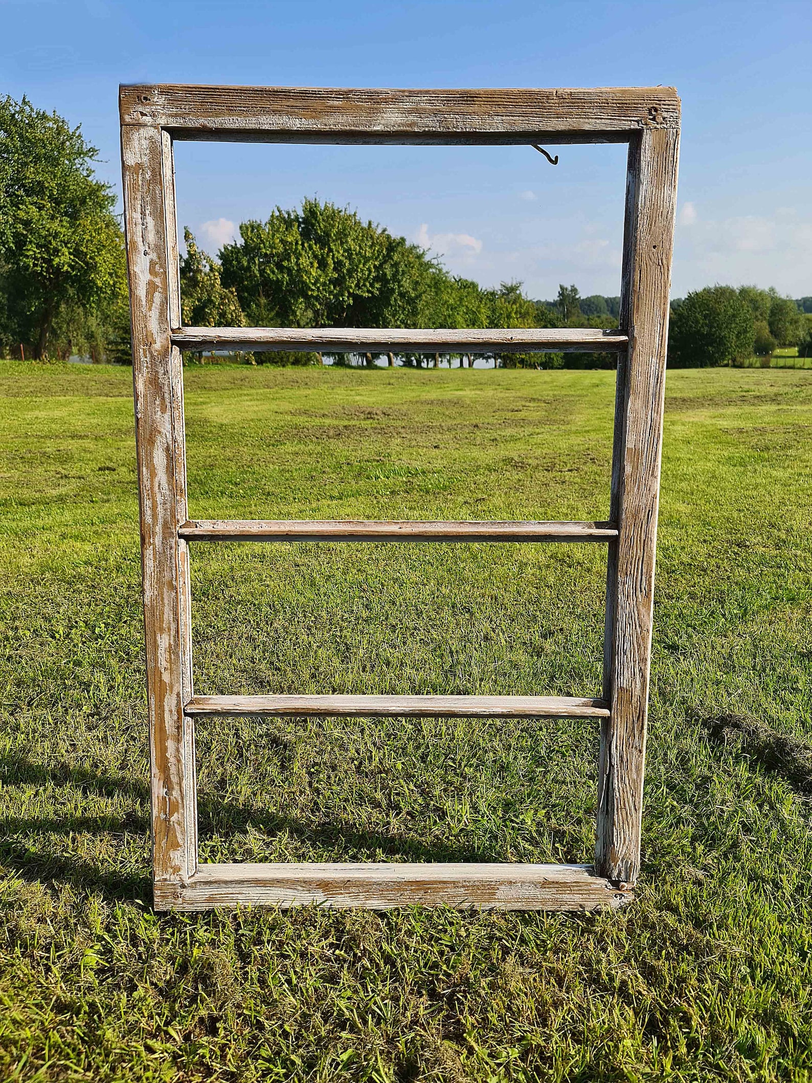 Old Rustic Wood Window Frame, Recycled Wood Window Frame - Etsy