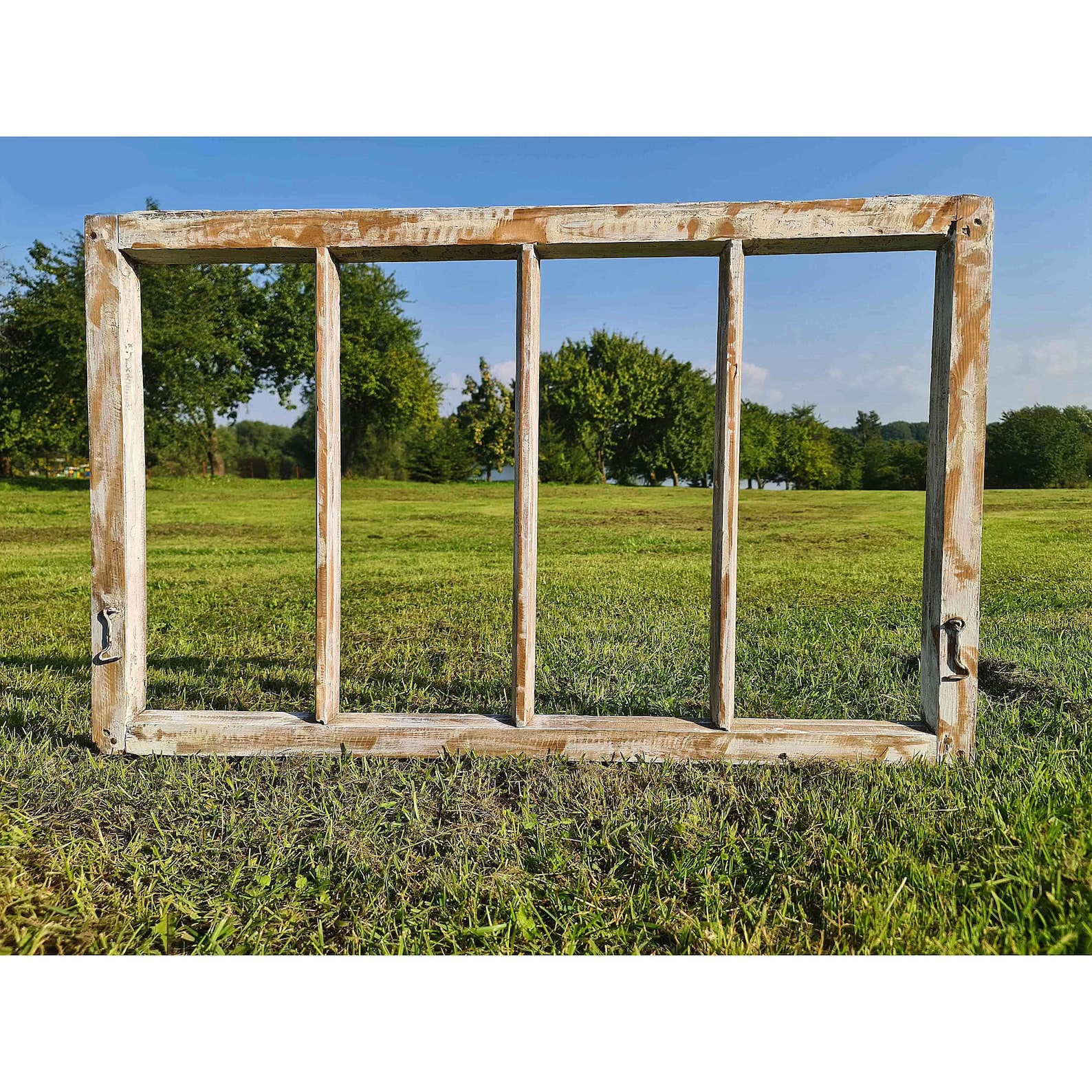 Old Rustic Wood Window Frame, Recycled Wood Window Frame - Etsy