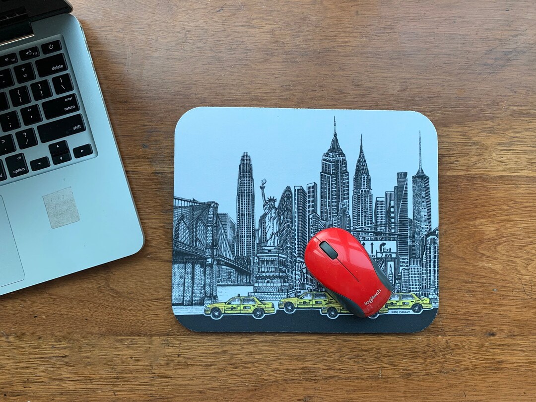 New York Mouse Pad New York City Personalized Mousepad - Etsy
