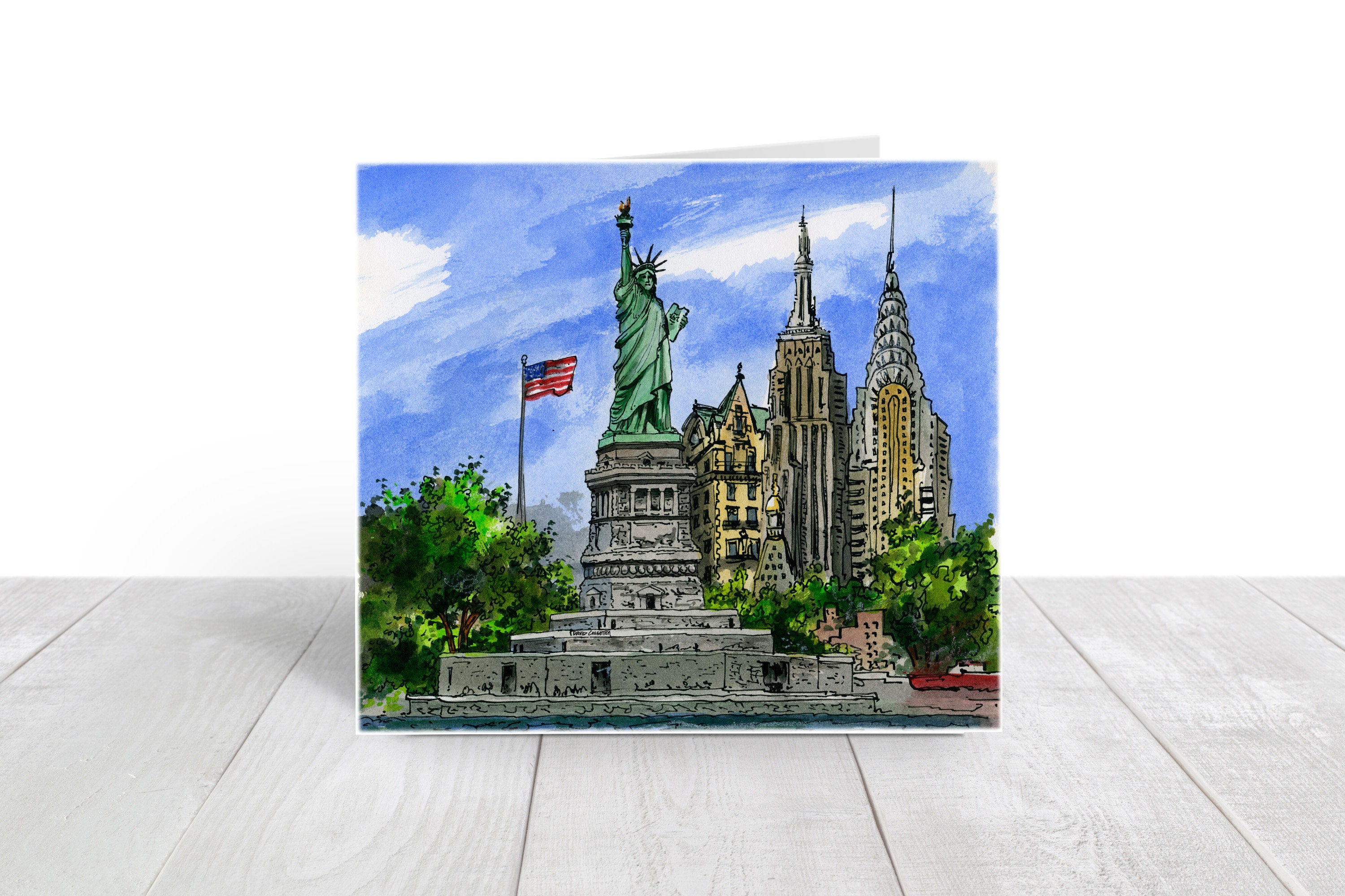 New York City Print Greeting Card New York Invitations | Etsy