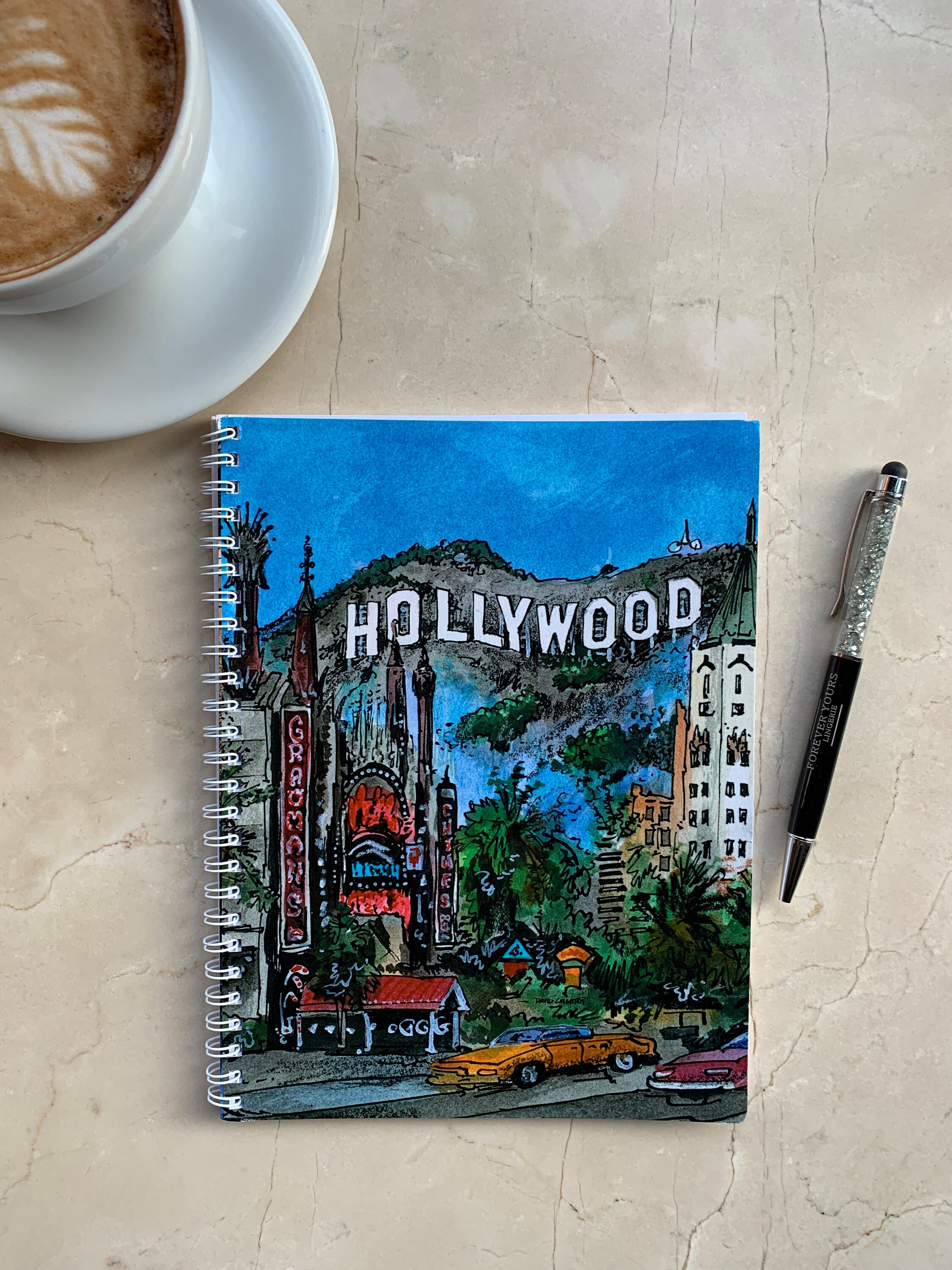 Los Angeles Notebook California Personalized Notebook - Etsy