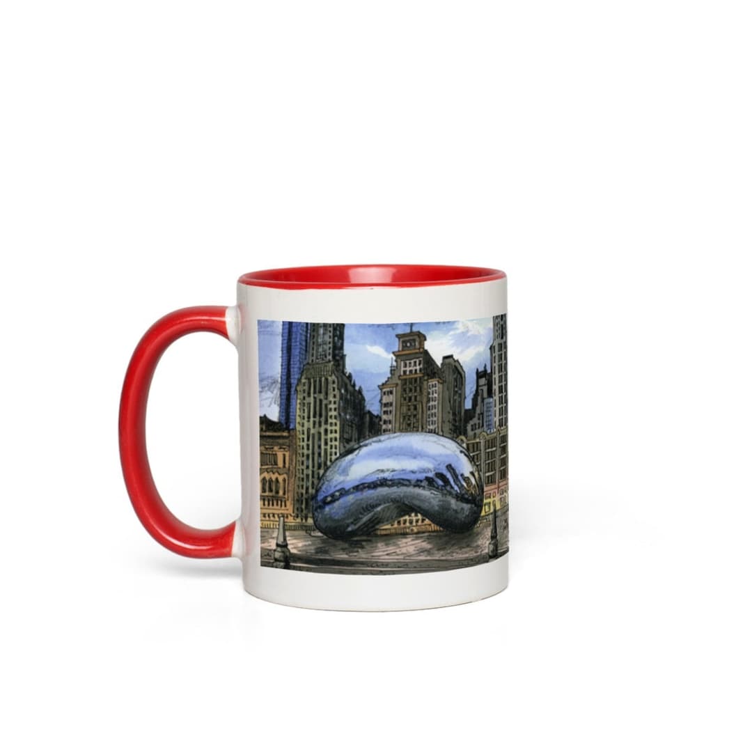 Chicago Skyline Coffee Mug | Unique Coffee Mugs | Chicago Coffee Gift ...