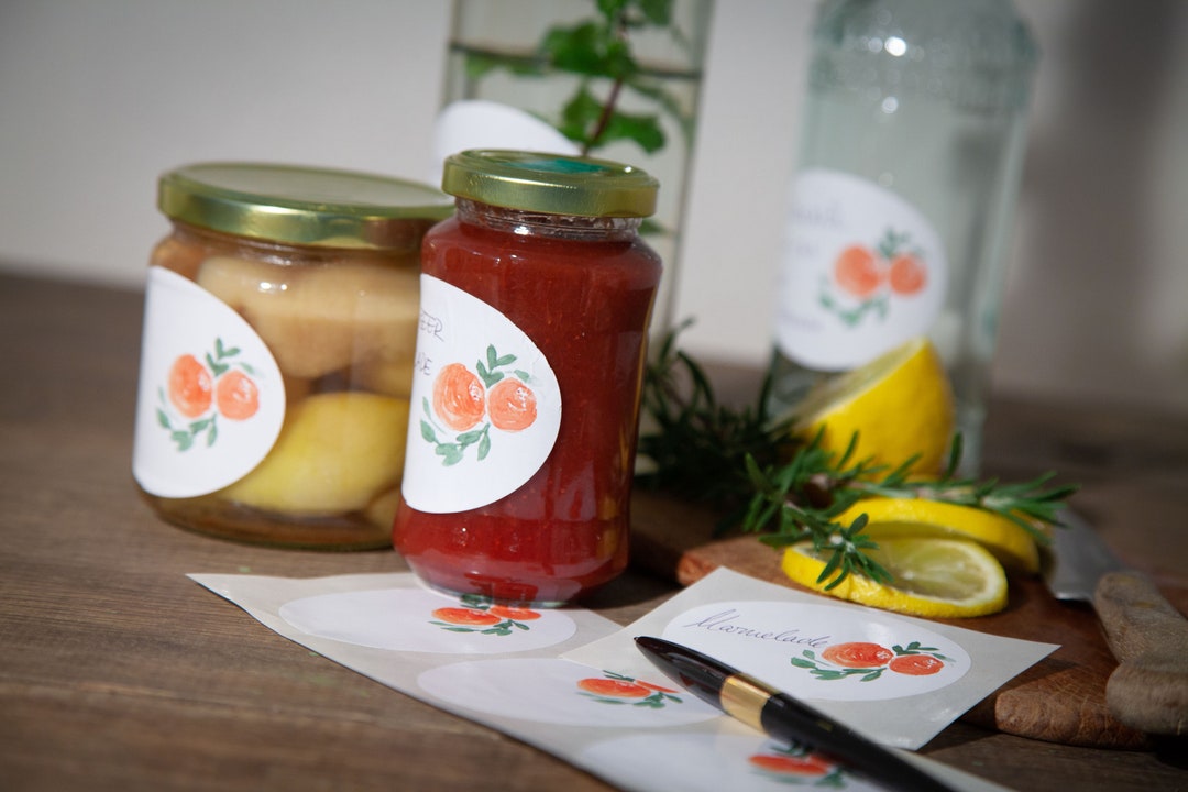 Label Stickers for Jam Jars, 12 Pieces - Etsy