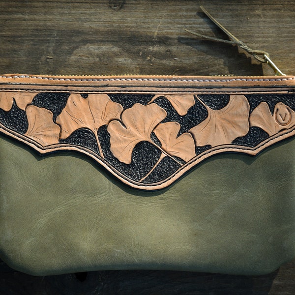 Leather Leaf Purse - Etsy