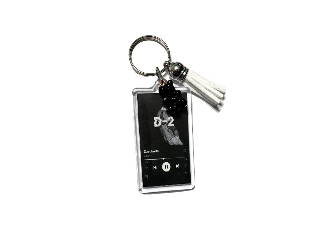 DAECHWITA Spotify Song Keychain Custom Add Charm or Tassel BTS AGUST D ...