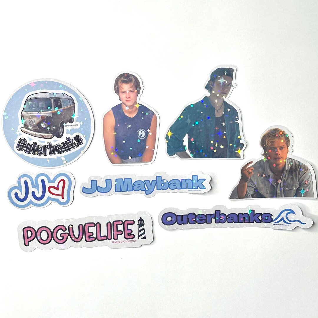 OBX Inspired JJ Maybank Sticker Set or Single - Waterproof Holographic ...