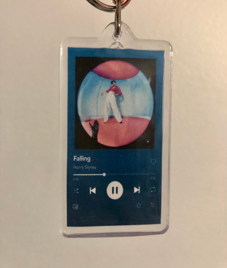 Spotify Song Plaque Keychain Custom Key Chain Add Charm - Etsy UK
