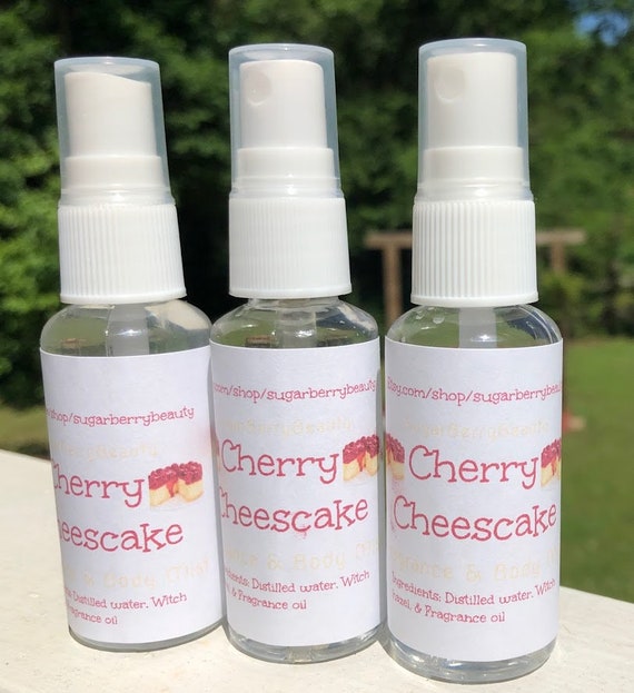 CHERRY CHEESECAKE Fragrance & Body Mist Long Lasting Spray | Etsy
