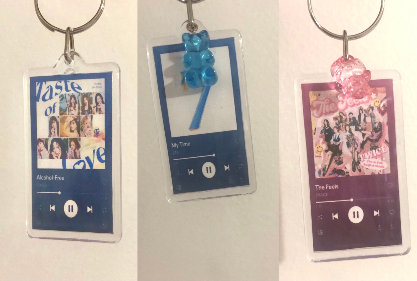 Spotify Song Plaque Keychain Custom Key Chain Add Charm | Etsy UK