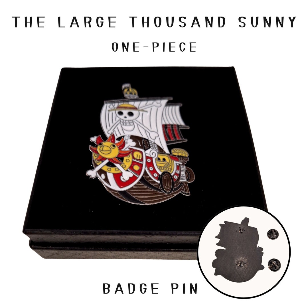 The Large Thousand Sunny Enamel Lapel Pin Backpack Brooch - Etsy
