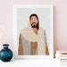 Jesus Christ Faceless Portrait Saviour Come Unto Me LDS Minimalist ...
