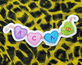 Acab Sticker - Etsy