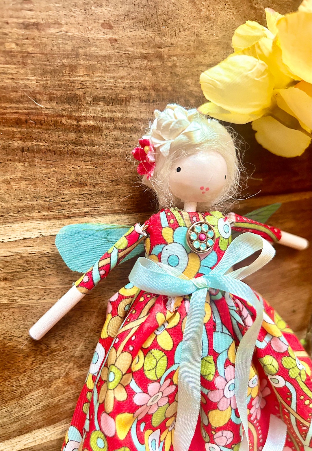Handmade Vintage Fairy Doll - Etsy